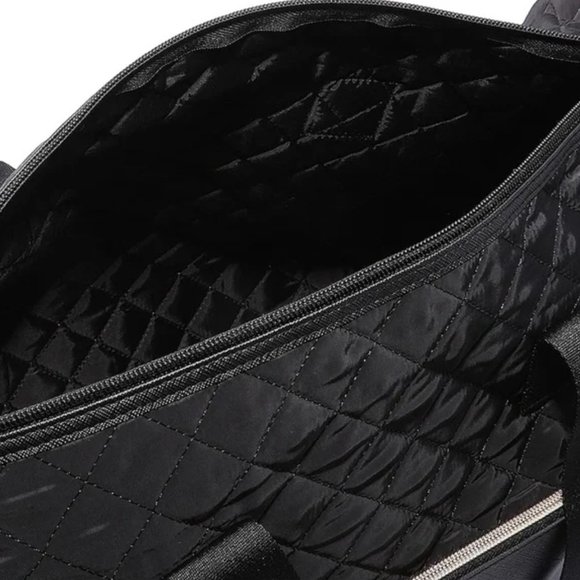 DSW | Bags | Dsw Exclusive Jm Wechter Black Quilted Duffel Weekender ...